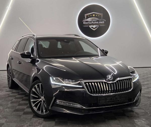 Black Skoda SuperB 2020 in Marijampole, with an engine capacity of 1.97 L and mileage of 108 thousand km for 23650 €, photo 1 on AUTOMOTO.COM.LV