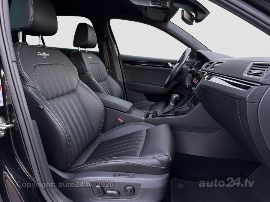 Black Skoda SuperB 2020 in Parnu, with an engine capacity of 2.00 L and mileage of 245 thousand km for 19900 €, photo 8 on AUTOMOTO.COM.LV