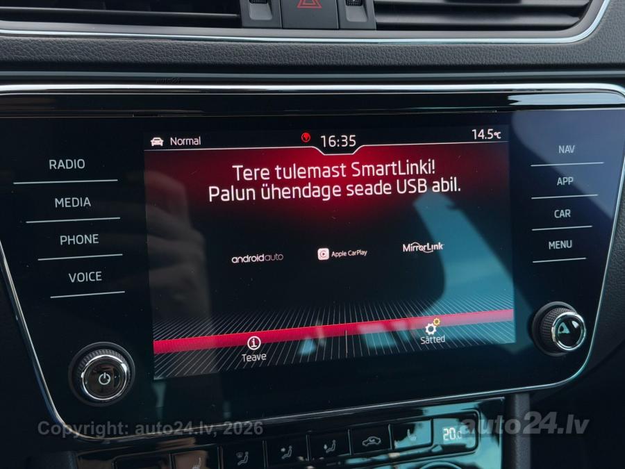 Black Skoda SuperB 2020 in Parnu, with an engine capacity of 2.00 L and mileage of 245 thousand km for 19900 €, photo 14 on AUTOMOTO.COM.LV