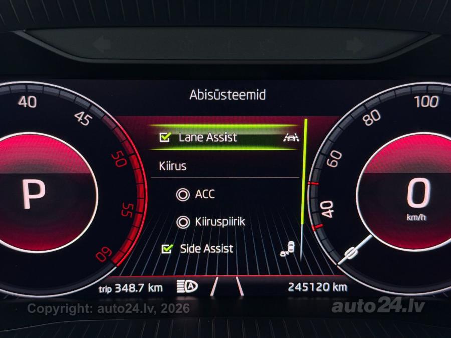 Black Skoda SuperB 2020 in Parnu, with an engine capacity of 2.00 L and mileage of 245 thousand km for 19900 €, photo 16 on AUTOMOTO.COM.LV