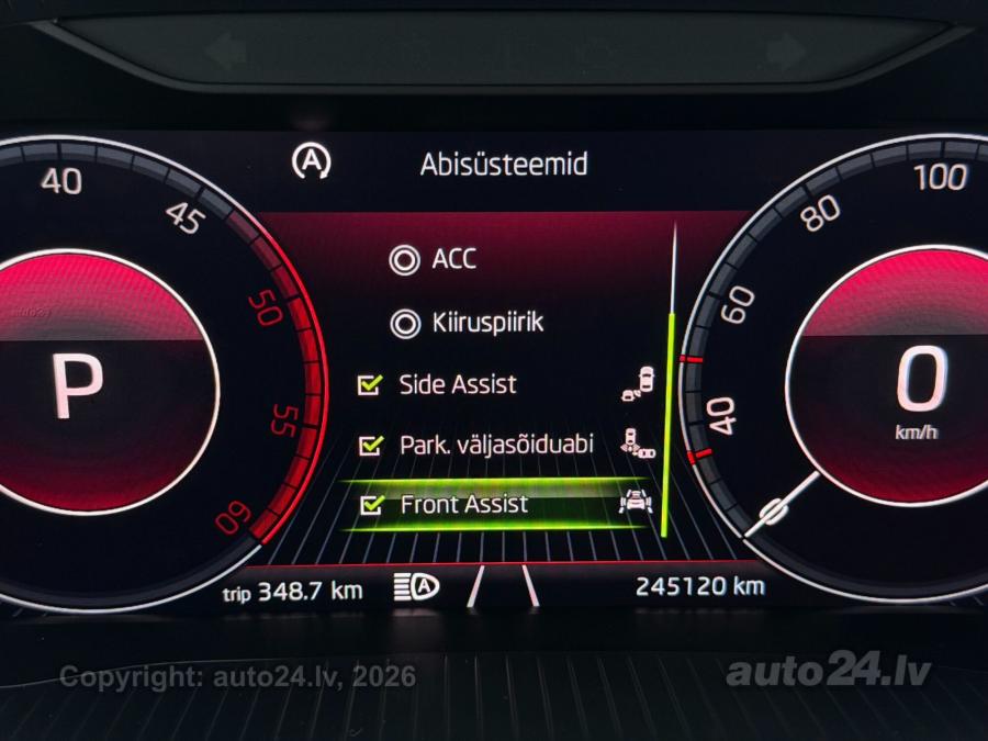 Black Skoda SuperB 2020 in Parnu, with an engine capacity of 2.00 L and mileage of 245 thousand km for 19900 €, photo 17 on AUTOMOTO.COM.LV