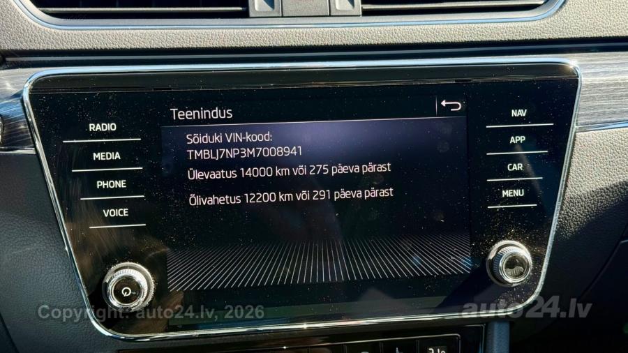Черный Шкода Суперб 2020 в Таллин, объемом двигателя 2.00 л и пробегом 116 тыс. км за 23900 €, фото 18 на AUTOMOTO.COM.LV