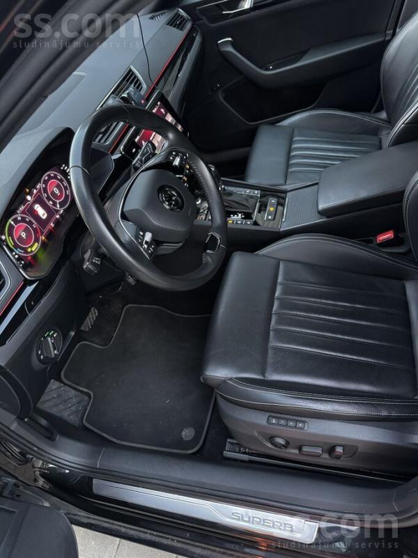 Melns Skoda SuperB 2020 Liepāja, ar dzinēja tilpumu 1.40 L un nobraukumu 130 tūkst. km par 21000 €, foto 3 vietnē AUTOMOTO.COM.LV