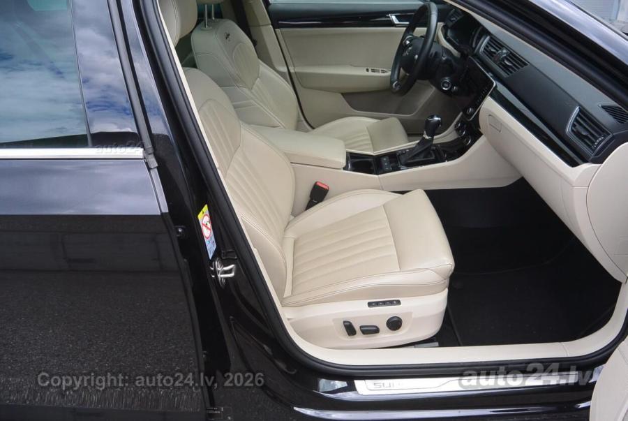 Black Skoda SuperB 2020 in Tartu, with an engine capacity of 2.00 L and mileage of 132 thousand km for 20900 €, photo 7 on AUTOMOTO.COM.LV