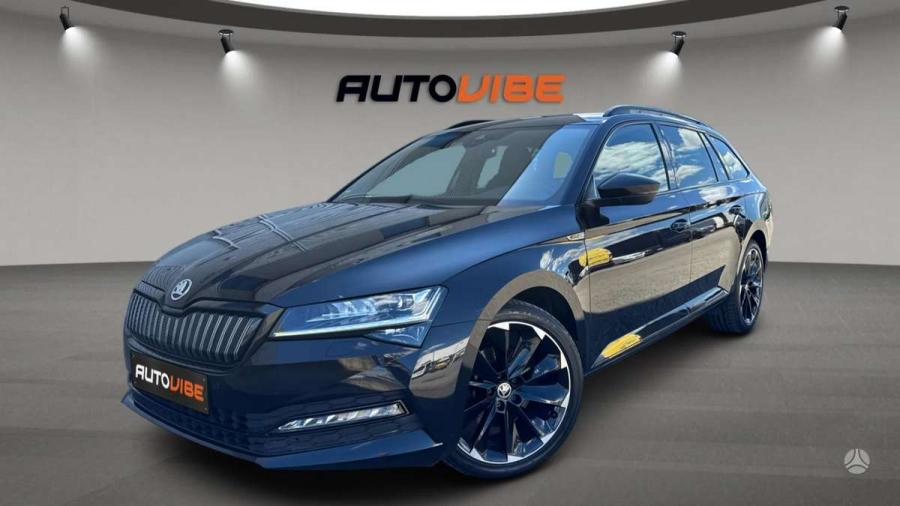 Black Skoda SuperB 2020 in Vilnius, with an engine capacity of 1.40 L and mileage of 127 thousand km for 20989 €, photo 1 on AUTOMOTO.COM.LV
