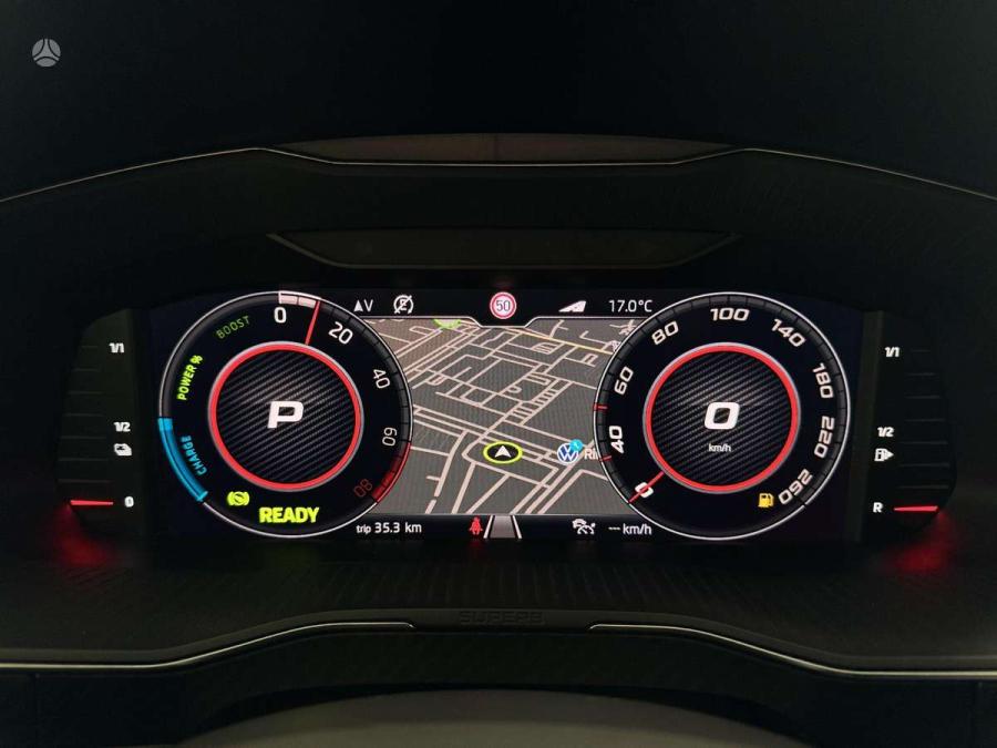 Black Skoda SuperB 2020 in Vilnius, with an engine capacity of 1.40 L and mileage of 127 thousand km for 20989 €, photo 8 on AUTOMOTO.COM.LV