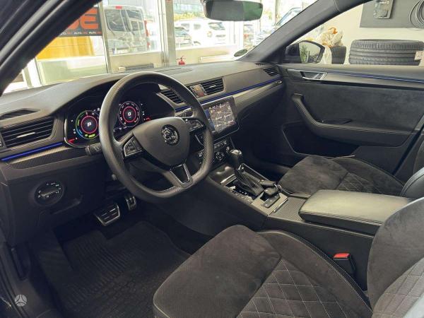 Black Skoda SuperB 2020 in Vilnius, with an engine capacity of 1.40 L and mileage of 127 thousand km for 20989 €, photo 8 on AUTOMOTO.COM.LV