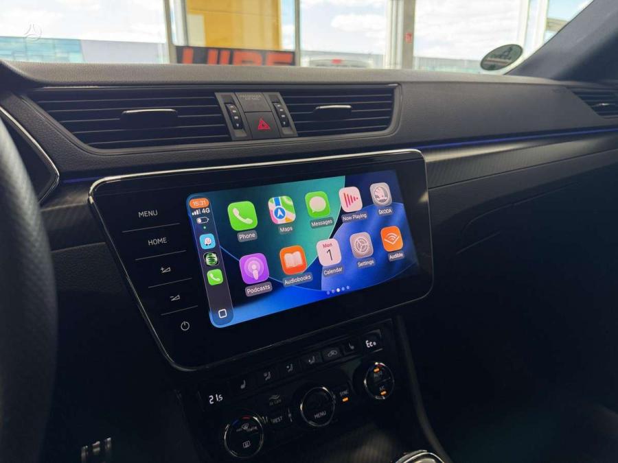 Black Skoda SuperB 2020 in Vilnius, with an engine capacity of 1.40 L and mileage of 127 thousand km for 20989 €, photo 18 on AUTOMOTO.COM.LV