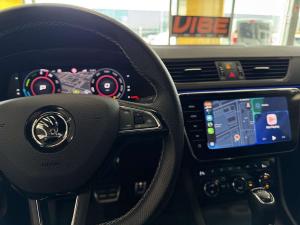 Black Skoda SuperB 2020 in Vilnius, with an engine capacity of 1.40 L and mileage of 127 thousand km for 20989 €, photo 24 on AUTOMOTO.COM.LV