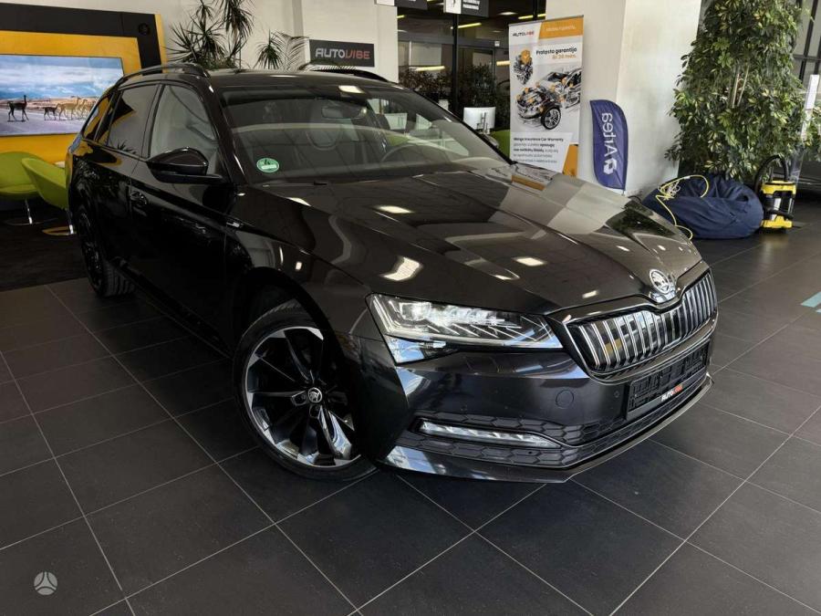 Black Skoda SuperB 2020 in Vilnius, with an engine capacity of 1.40 L and mileage of 127 thousand km for 20989 €, photo 38 on AUTOMOTO.COM.LV