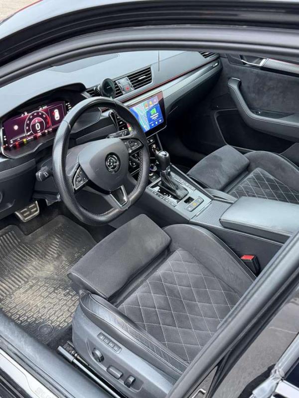Melns Skoda SuperB 2020 Kauņa, ar dzinēja tilpumu 1.40 L un nobraukumu 190 tūkst. km par 13500 €, foto 7 vietnē AUTOMOTO.COM.LV