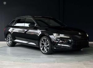 Black Skoda SuperB 2020 in Vilnius, with an engine capacity of 1.97 L and mileage of 114 thousand km for 22900 €, photo  on AUTOMOTO.COM.LV