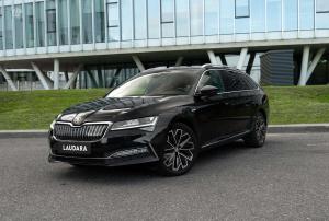 Black Skoda SuperB 2020 in Vilnius, with an engine capacity of 1.40 L and mileage of 170 thousand km for 18450 €, photo  on AUTOMOTO.COM.LV