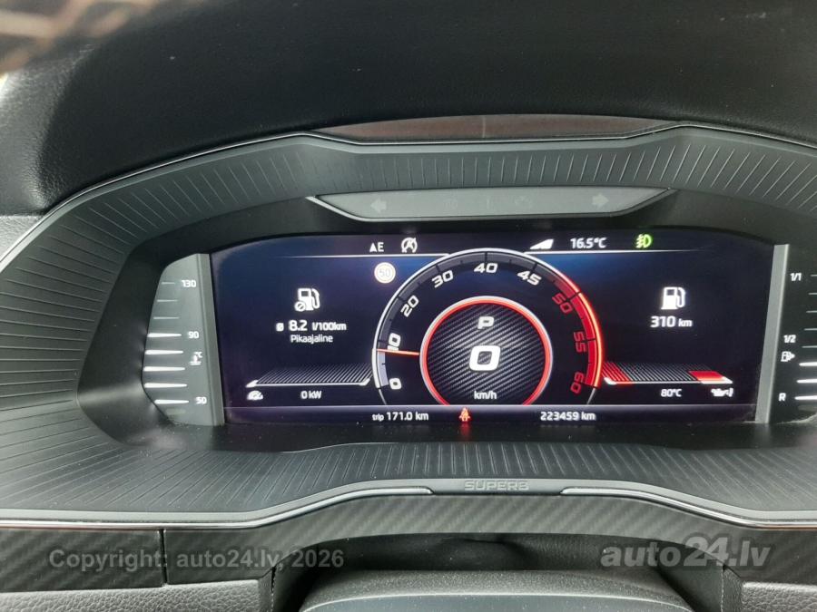 Melns Skoda SuperB 2020 Tartu, ar dzinēja tilpumu 2.00 L un nobraukumu 223 tūkst. km par 19900 €, foto 24 vietnē AUTOMOTO.COM.LV