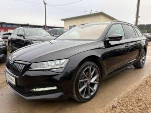 Melns Skoda SuperB 2021 Viļņa, ar dzinēja tilpumu 1.40 L un nobraukumu 121 tūkst. km par 23000 €, foto  vietnē AUTOMOTO.COM.LV