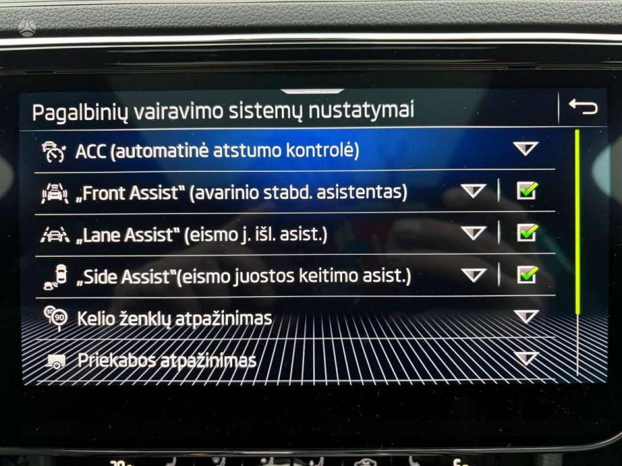 Черный Шкода Суперб 2021 в Вильнюс, объемом двигателя 1.40 л и пробегом 121 тыс. км за 23000 €, фото 28 на AUTOMOTO.COM.LV