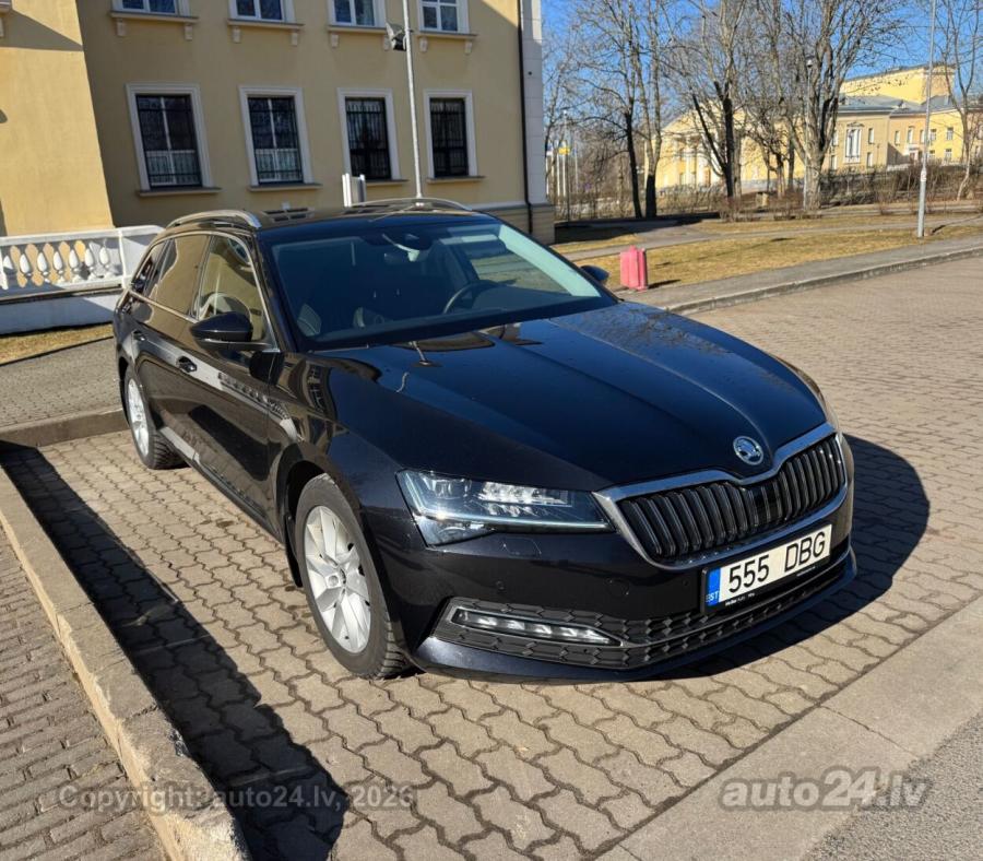 Black Skoda SuperB 2021 in Tallinn, with an engine capacity of 2.00 L and mileage of 18 thousand km for 31500 €, photo 10 on AUTOMOTO.COM.LV
