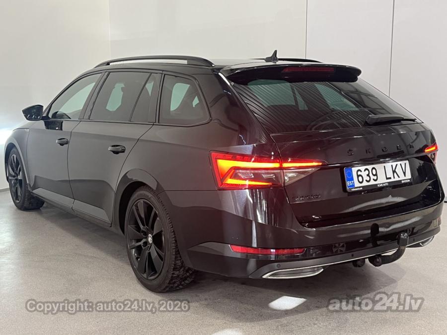 Black Skoda SuperB 2021 in Tallinn, with an engine capacity of 1.50 L and mileage of 182 thousand km for 17900 €, photo 6 on AUTOMOTO.COM.LV