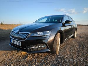Melns Skoda SuperB 2021 Tallina, ar dzinēja tilpumu 1.40 L un nobraukumu 99 tūkst. km par 22900 €, foto  vietnē AUTOMOTO.COM.LV