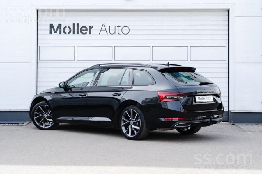 Black Skoda SuperB 2021 in Riga, with an engine capacity of 2.00 L and mileage of 149 thousand km for 23200 €, photo 4 on AUTOMOTO.COM.LV