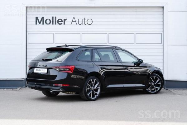 Black Skoda SuperB 2021 in Riga, with an engine capacity of 2.00 L and mileage of 149 thousand km for 23200 €, photo 4 on AUTOMOTO.COM.LV
