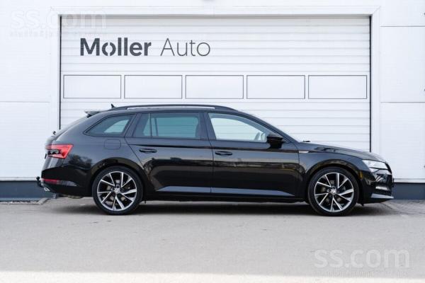 Black Skoda SuperB 2021 in Riga, with an engine capacity of 2.00 L and mileage of 149 thousand km for 23200 €, photo 5 on AUTOMOTO.COM.LV