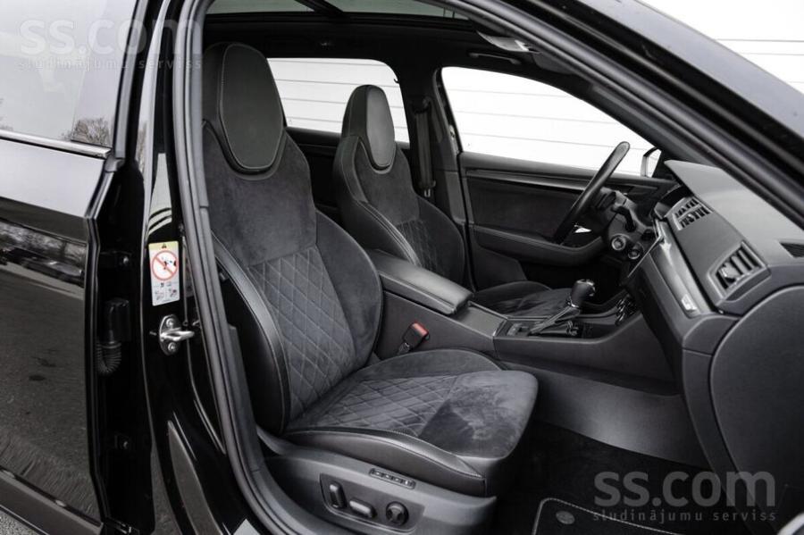 Black Skoda SuperB 2021 in Riga, with an engine capacity of 2.00 L and mileage of 149 thousand km for 23200 €, photo 8 on AUTOMOTO.COM.LV