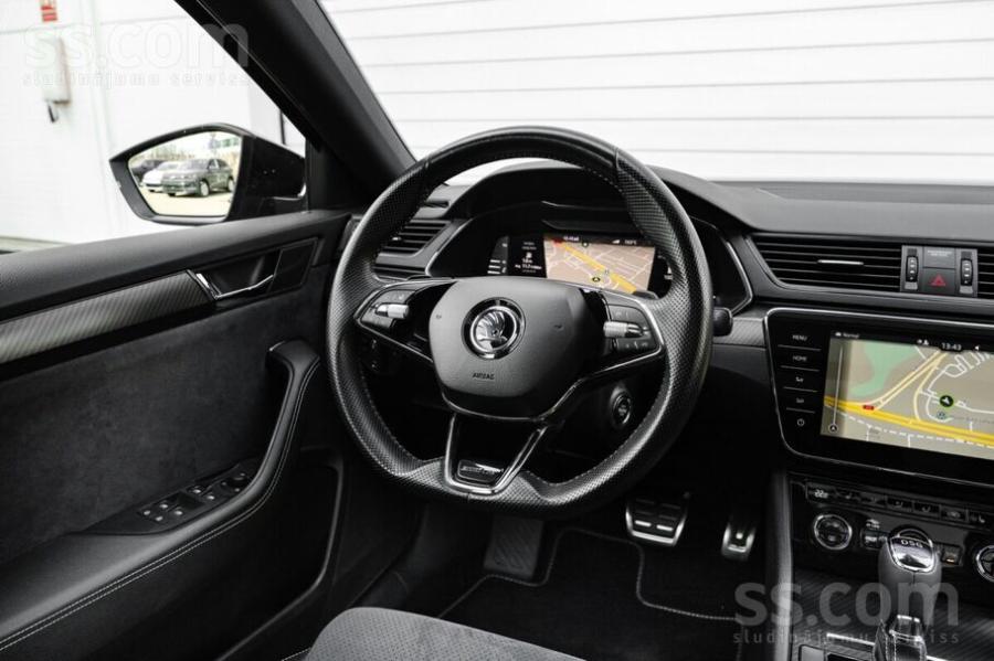 Black Skoda SuperB 2021 in Riga, with an engine capacity of 2.00 L and mileage of 149 thousand km for 23200 €, photo 10 on AUTOMOTO.COM.LV
