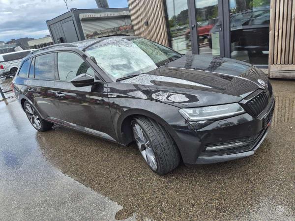 Black Skoda SuperB 2021 in Vilnius, with an engine capacity of 1.97 L and mileage of 215 thousand km for 17500 €, photo 5 on AUTOMOTO.COM.LV