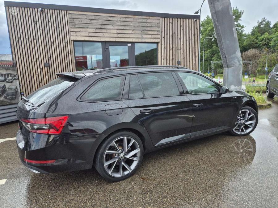 Black Skoda SuperB 2021 in Vilnius, with an engine capacity of 1.97 L and mileage of 215 thousand km for 17500 €, photo 9 on AUTOMOTO.COM.LV