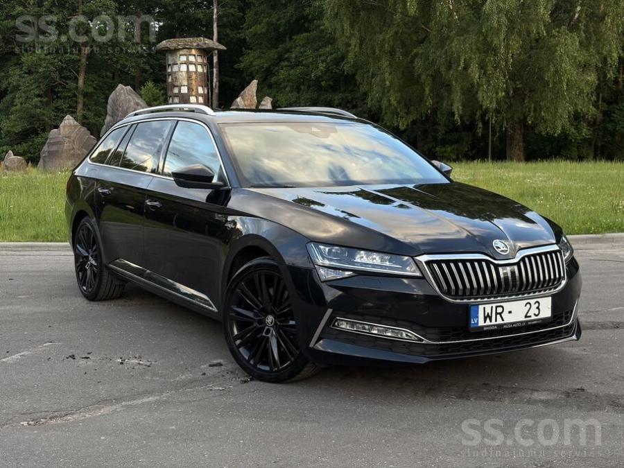 Black Skoda SuperB 2021 in Riga, with an engine capacity of 2.00 L and mileage of 127 thousand km for 28000 €, photo 1 on AUTOMOTO.COM.LV