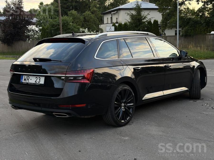 Black Skoda SuperB 2021 in Riga, with an engine capacity of 2.00 L and mileage of 127 thousand km for 28000 €, photo 4 on AUTOMOTO.COM.LV
