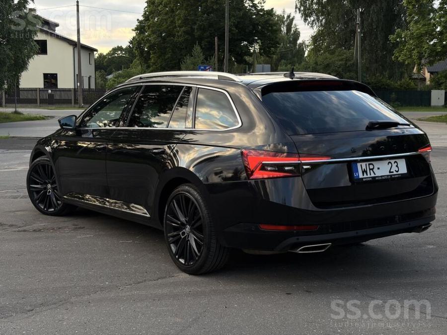 Black Skoda SuperB 2021 in Riga, with an engine capacity of 2.00 L and mileage of 127 thousand km for 28000 €, photo 5 on AUTOMOTO.COM.LV