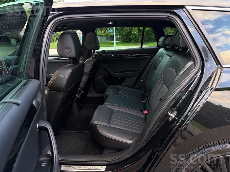 Black Skoda SuperB 2021 in Riga, with an engine capacity of 2.00 L and mileage of 127 thousand km for 28000 €, photo 11 on AUTOMOTO.COM.LV