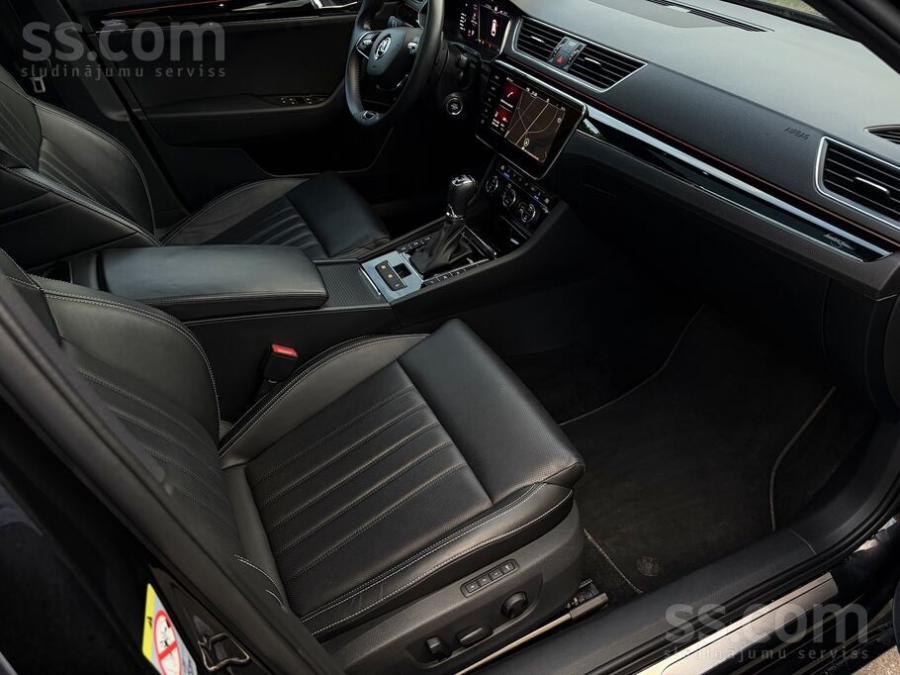 Black Skoda SuperB 2021 in Riga, with an engine capacity of 2.00 L and mileage of 127 thousand km for 28000 €, photo 16 on AUTOMOTO.COM.LV