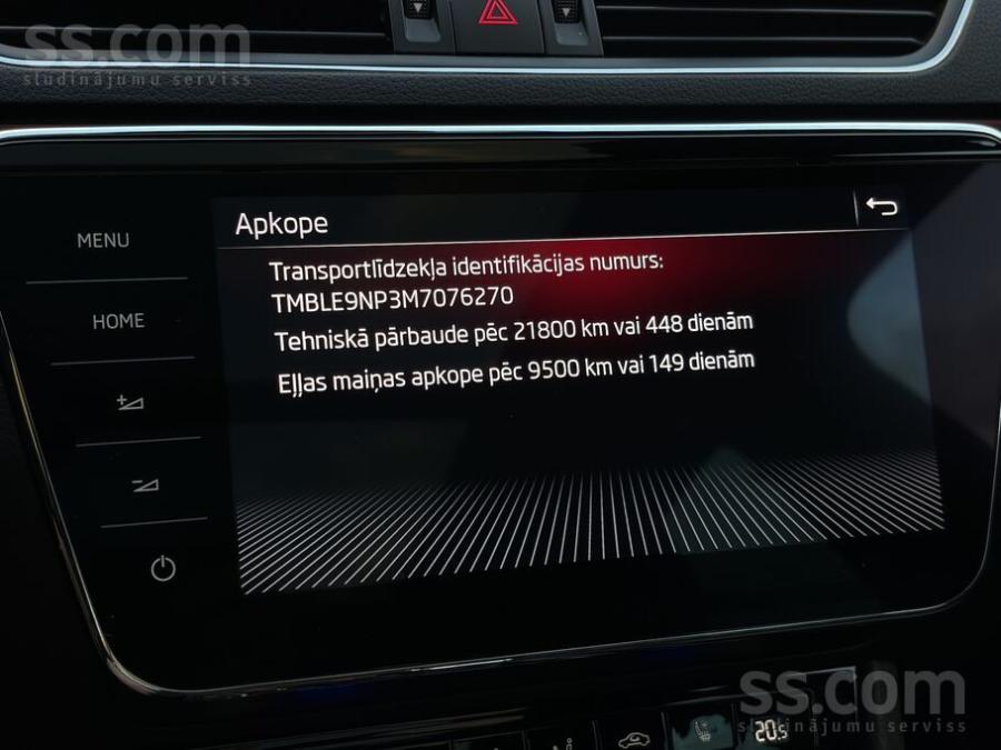 Black Skoda SuperB 2021 in Riga, with an engine capacity of 2.00 L and mileage of 127 thousand km for 28000 €, photo 22 on AUTOMOTO.COM.LV