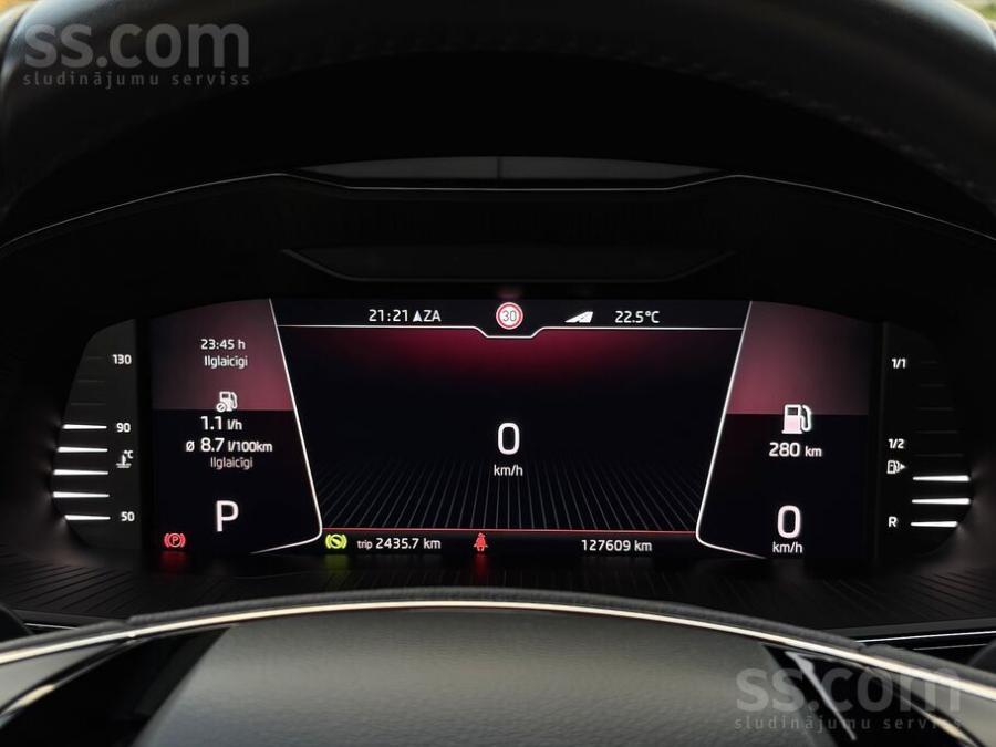 Black Skoda SuperB 2021 in Riga, with an engine capacity of 2.00 L and mileage of 127 thousand km for 28000 €, photo 28 on AUTOMOTO.COM.LV