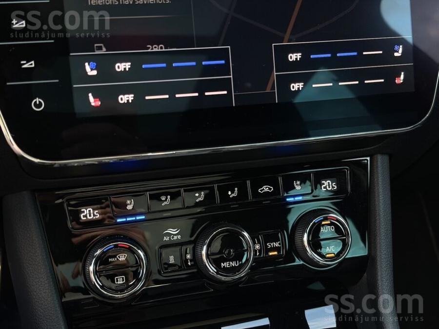 Black Skoda SuperB 2021 in Riga, with an engine capacity of 2.00 L and mileage of 127 thousand km for 28000 €, photo 31 on AUTOMOTO.COM.LV