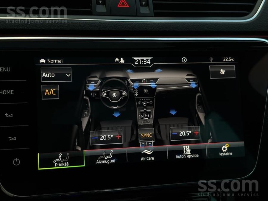 Black Skoda SuperB 2021 in Riga, with an engine capacity of 2.00 L and mileage of 127 thousand km for 28000 €, photo 35 on AUTOMOTO.COM.LV