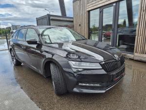 Melns Skoda SuperB 2021 Viļņa, ar dzinēja tilpumu 1.97 L un nobraukumu 215 tūkst. km par 17200 €, foto  vietnē AUTOMOTO.COM.LV