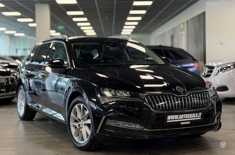 Black Skoda SuperB 2021 in Klaipeda, with an engine capacity of 1.40 L and mileage of 74 thousand km for 19950 €, photo 1 on AUTOMOTO.COM.LV