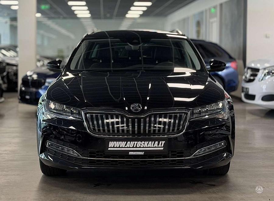 Black Skoda SuperB 2021 in Klaipeda, with an engine capacity of 1.40 L and mileage of 74 thousand km for 19950 €, photo 6 on AUTOMOTO.COM.LV