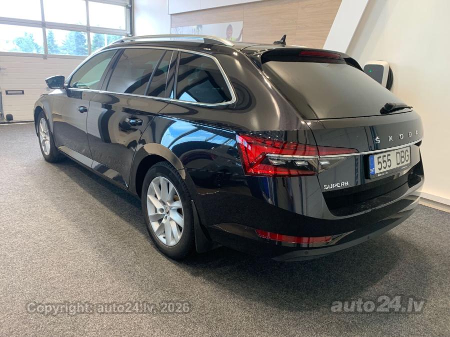 Black Skoda SuperB 2021 in Rakvere, with an engine capacity of 2.00 L and mileage of 33 thousand km for 27500 €, photo 5 on AUTOMOTO.COM.LV