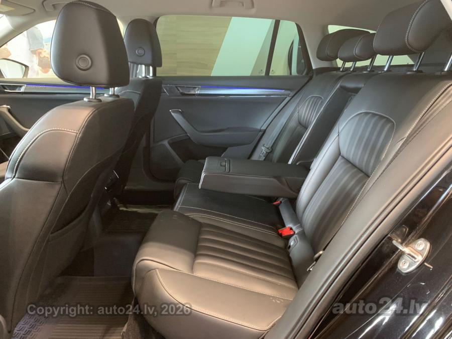 Black Skoda SuperB 2021 in Rakvere, with an engine capacity of 2.00 L and mileage of 33 thousand km for 27500 €, photo 7 on AUTOMOTO.COM.LV