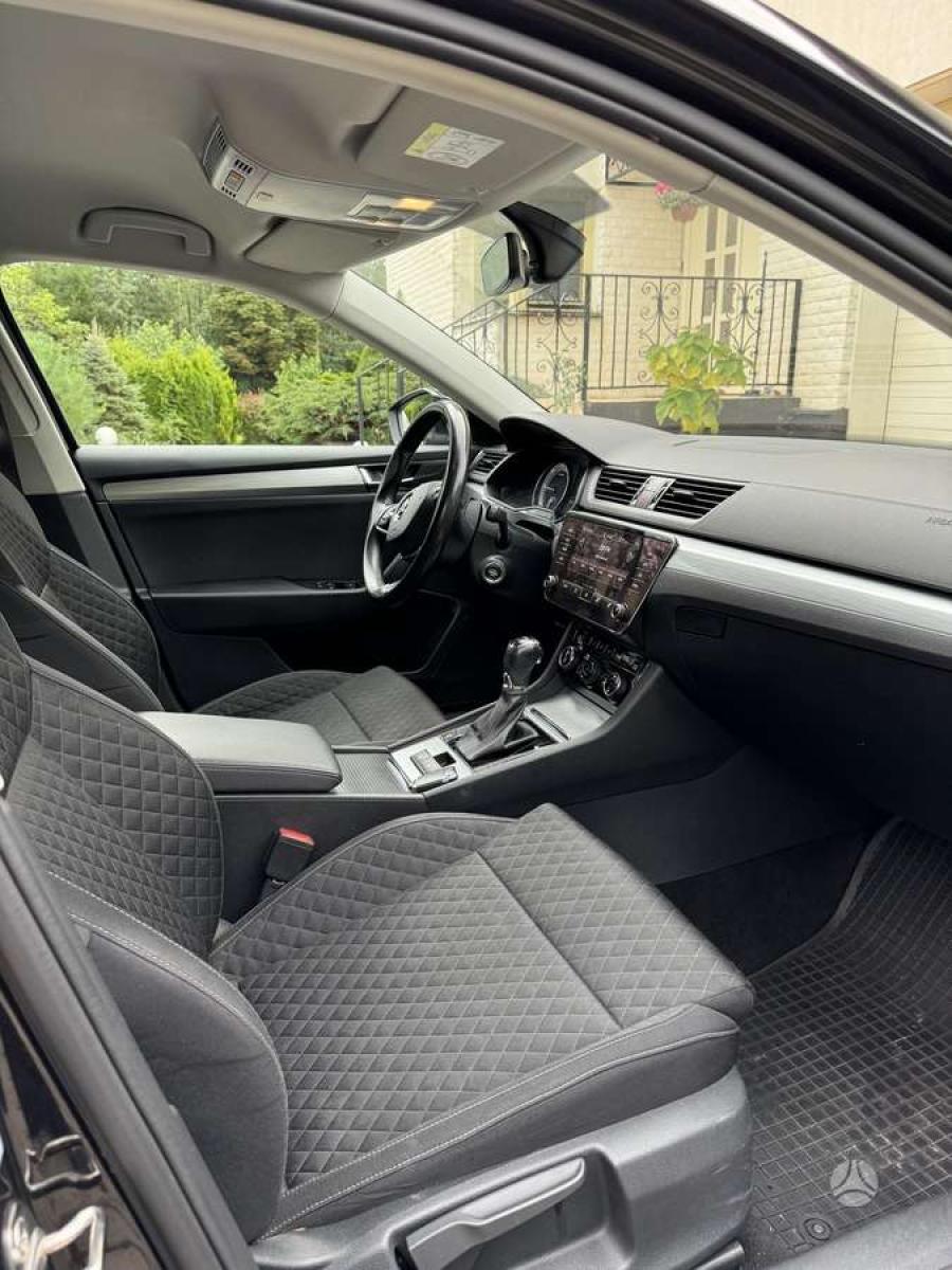 Black Skoda SuperB 2021 in Vilnius, with an engine capacity of 1.97 L and mileage of 286 thousand km for 11400 €, photo 14 on AUTOMOTO.COM.LV