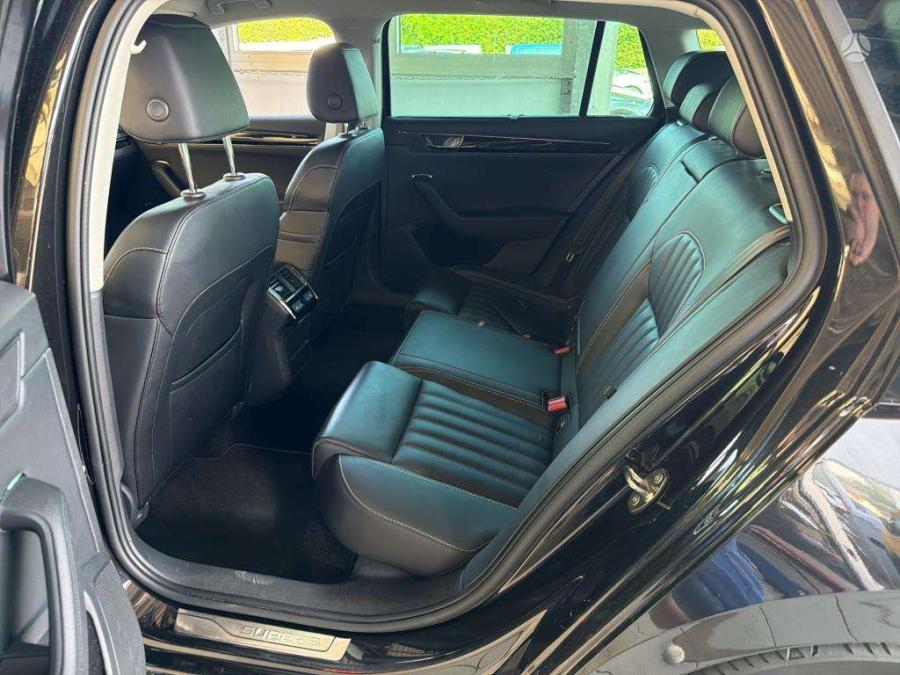 Black Skoda SuperB 2021 in Kaunas, with an engine capacity of 1.97 L and mileage of 95 thousand km for 24190 €, photo 10 on AUTOMOTO.COM.LV