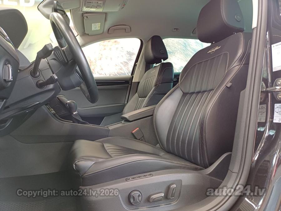 Black Skoda SuperB 2021 in Tallinn, with an engine capacity of 1.40 L and mileage of 108 thousand km for 23900 €, photo 10 on AUTOMOTO.COM.LV