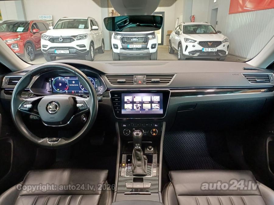Black Skoda SuperB 2021 in Tallinn, with an engine capacity of 1.40 L and mileage of 108 thousand km for 23900 €, photo 11 on AUTOMOTO.COM.LV