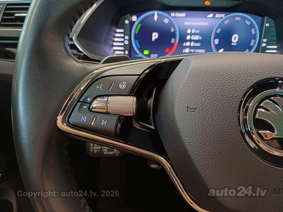Black Skoda SuperB 2021 in Tallinn, with an engine capacity of 1.40 L and mileage of 108 thousand km for 23900 €, photo 20 on AUTOMOTO.COM.LV