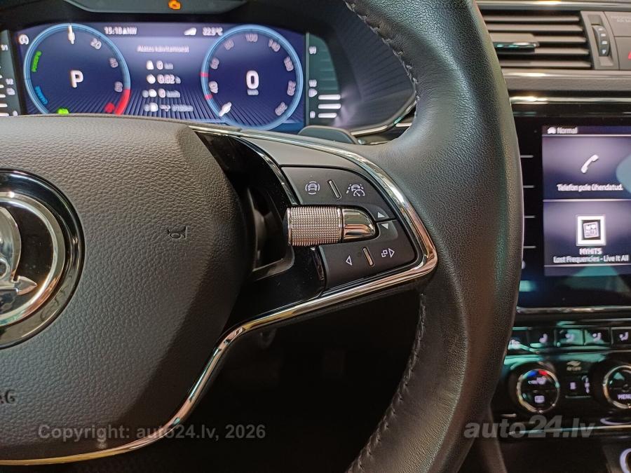 Black Skoda SuperB 2021 in Tallinn, with an engine capacity of 1.40 L and mileage of 108 thousand km for 23900 €, photo 21 on AUTOMOTO.COM.LV
